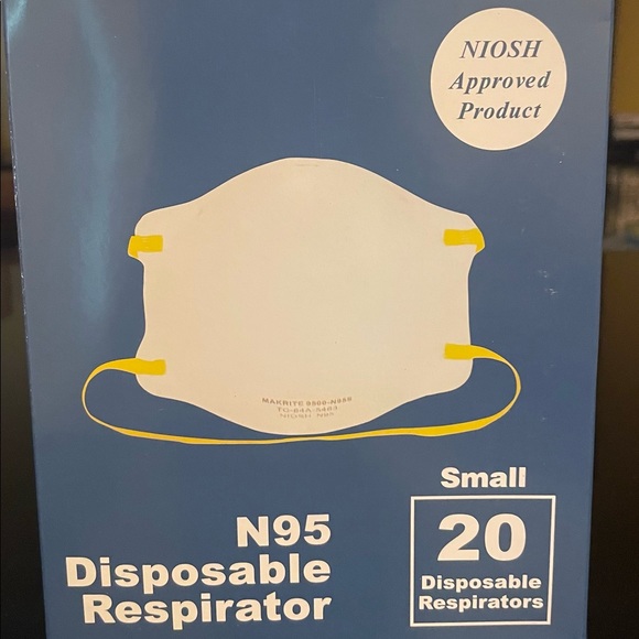 Other | Brand New Sealed Box Of 2 Niosh Approved Small N95 Masks Bought ...